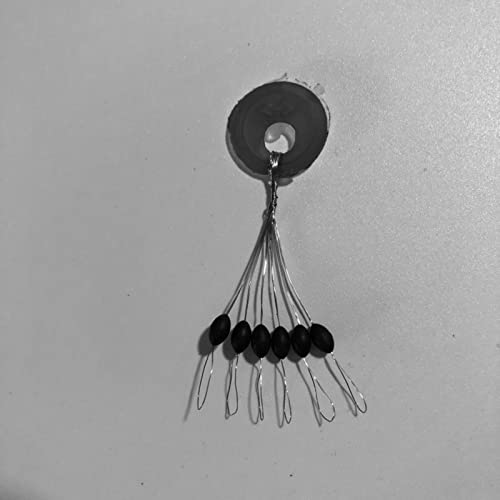 LUYANhapy9 100 Groups Fish Space Beans Accurate Location Simple Installation Spinner Bait Beans Fish Sport Tool for Fishing Ellipse L