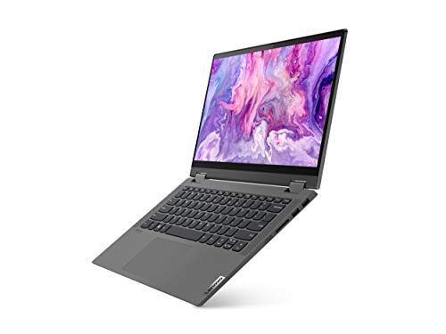 Lenovo Flex 5 2-in-1 Laptop 14" FHD IPS Touchscreen Display AMD Quad-Core Ryzen 3 4300U Processor (Beats i5-10210U) 4GB RAM 256GB SSD USB-C 720P Privacy Camera Win10 Gray + HDMI Cable