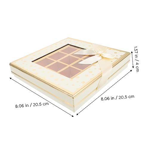 Healifty Box Chocolate Box Wedding Chocolate Empty Candy Chocolate Truffles Chocolate Truffle Chocolate Container Gift Cardboard