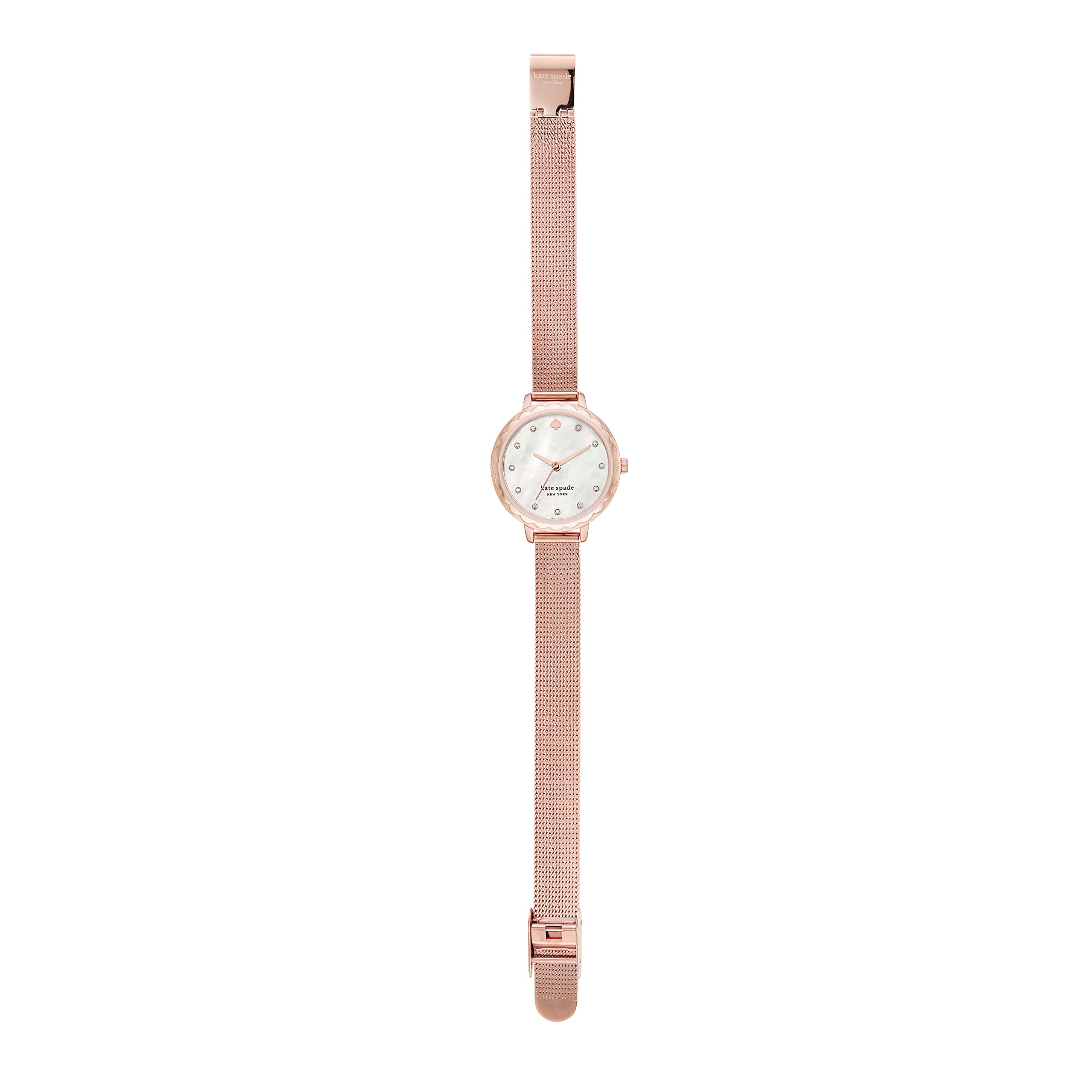 Kate Spade New York Women's Morningside Quartz Stainless Steel Three-Hand Watch, Color: Gold/Silver (Model: KSW1689)