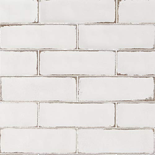 Ivy Hill Tile Santa Fe White 3.93x11.96 in. Polished Ceramic Wall Tile (33 Pieces 10.76 Sq. Ft. / Case)