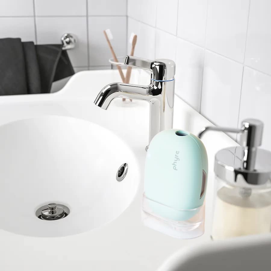 PHYRE Toothbrush Covers with Holder - Rechargeable Travel Home Toothbrush Cleaner Case for All Electric and Manual Toothbrushes Green