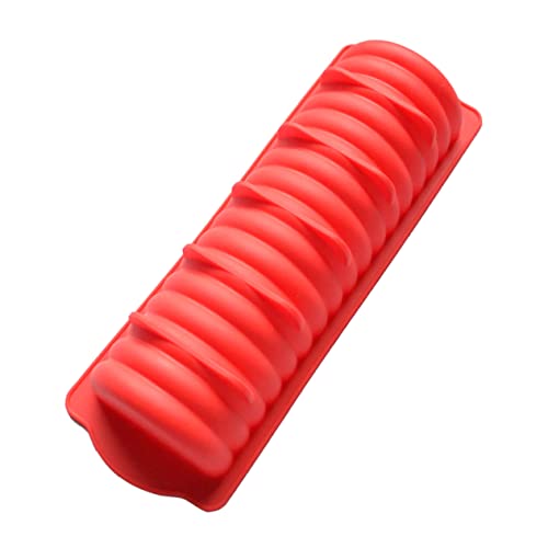 UPKOCH 3pcs wheel loaf nonstick loaf pan caterpillar loaf french bread silicone baking pastry rubber silicone bakeware mousse cake french bread loaf baking molds silicone oven cake mold