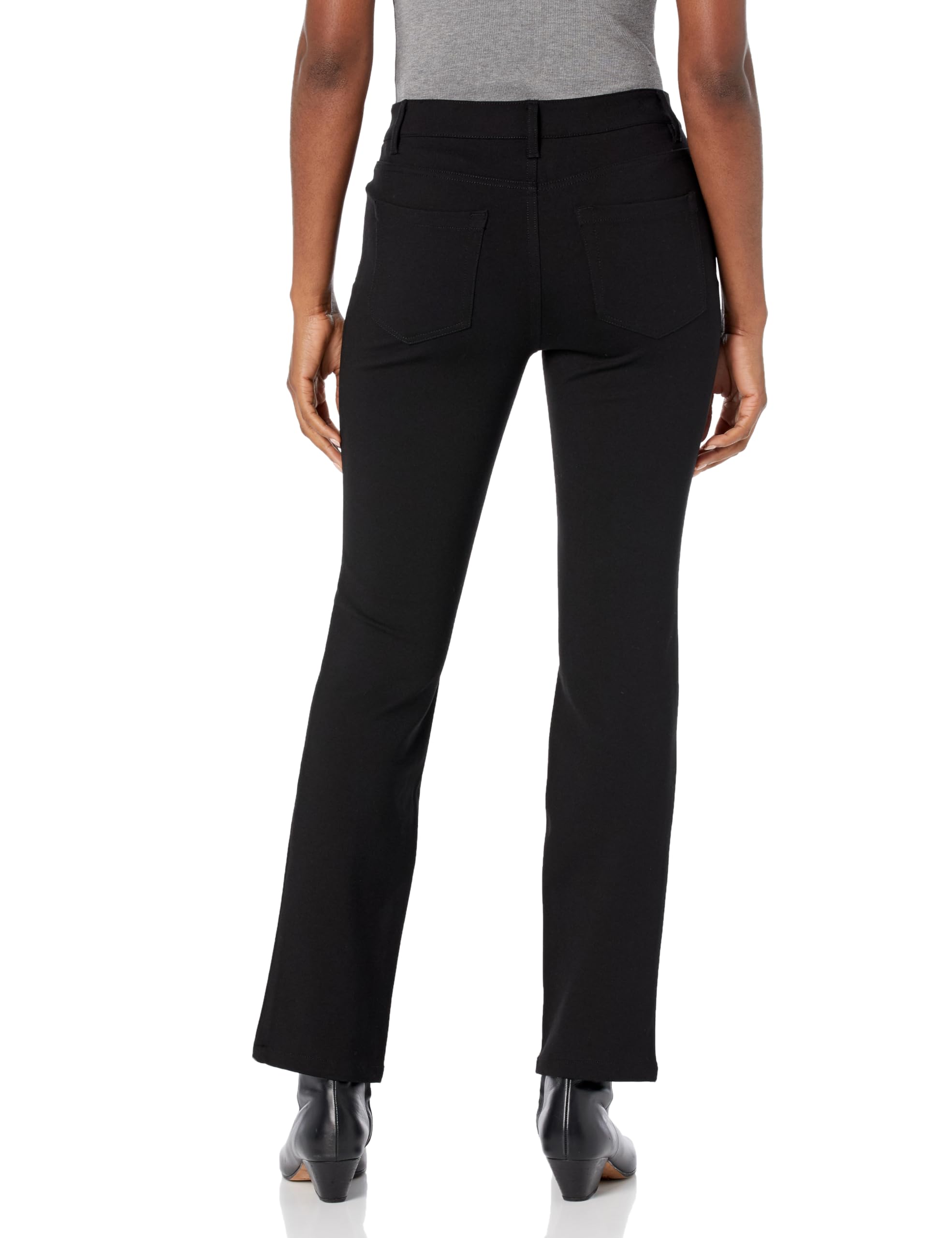 Jones New York Womens Modern Compression Lexington Straight Jeans, Adriadic Black, 12 US