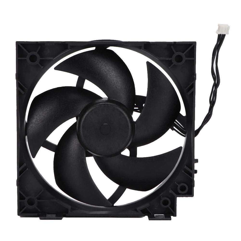 Internal Cooling Fan Replacement for Xbox ONE S OEM, 5 Blades 4 Pin Turbo Cooling Fans Repair Part Kit