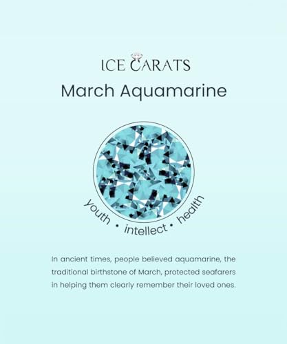 IceCarats 14K Yellow Gold Blue Aquamarine Heart Love Ring March Birthstone Jewelry Size 7