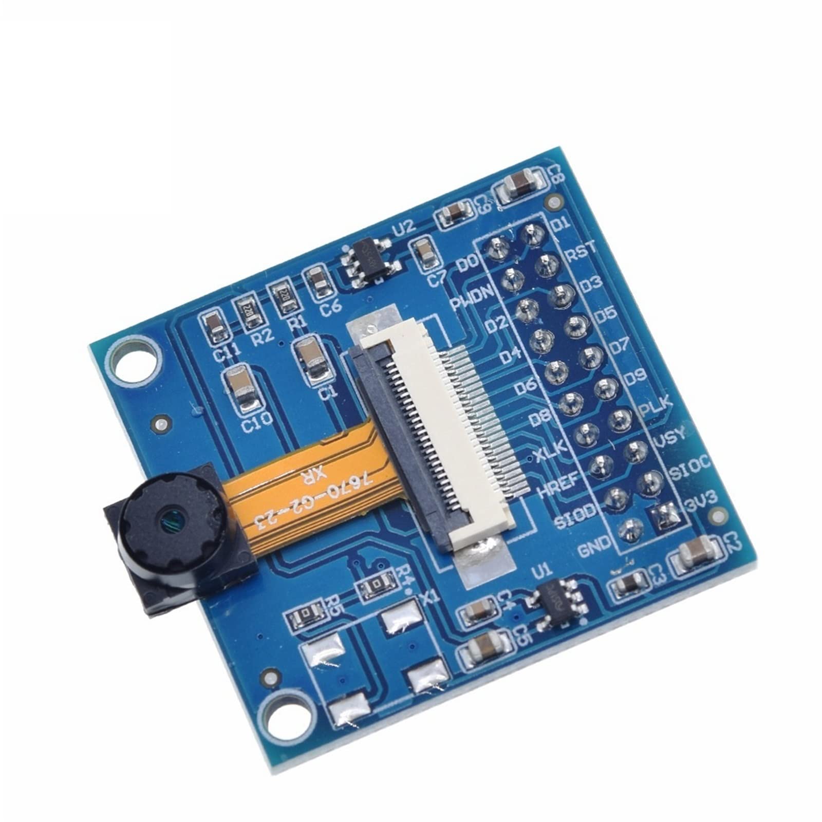 PIKIS 1PCS OV7670 Module with Adapter Board Contains The Camera Integrated Circuits Board