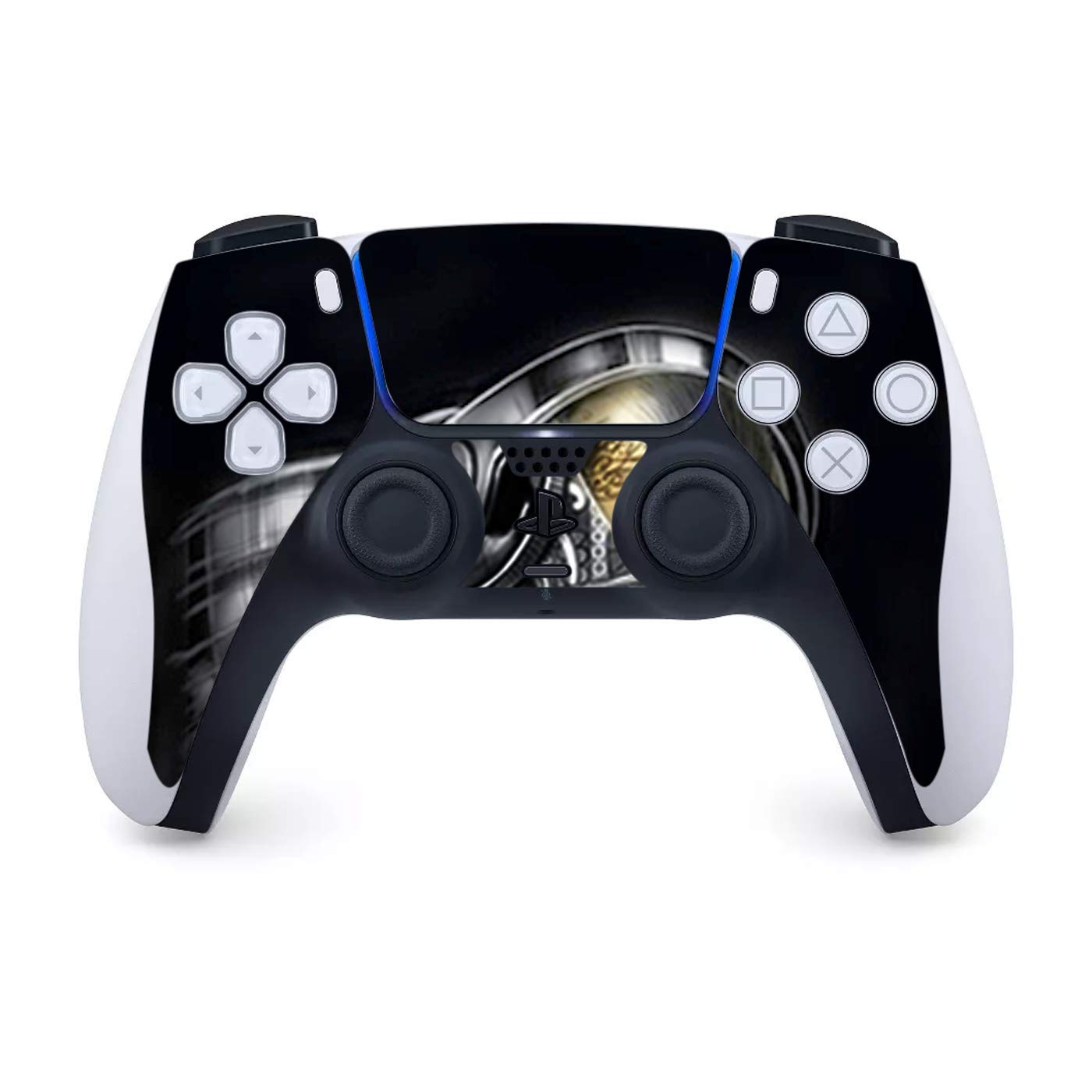 ITS A Skin Skins Compatible with Sony Playstation 5 Console Disc Edition - Protective Decal Overlay Stickers wrap Cover - Skeleton Tattooer