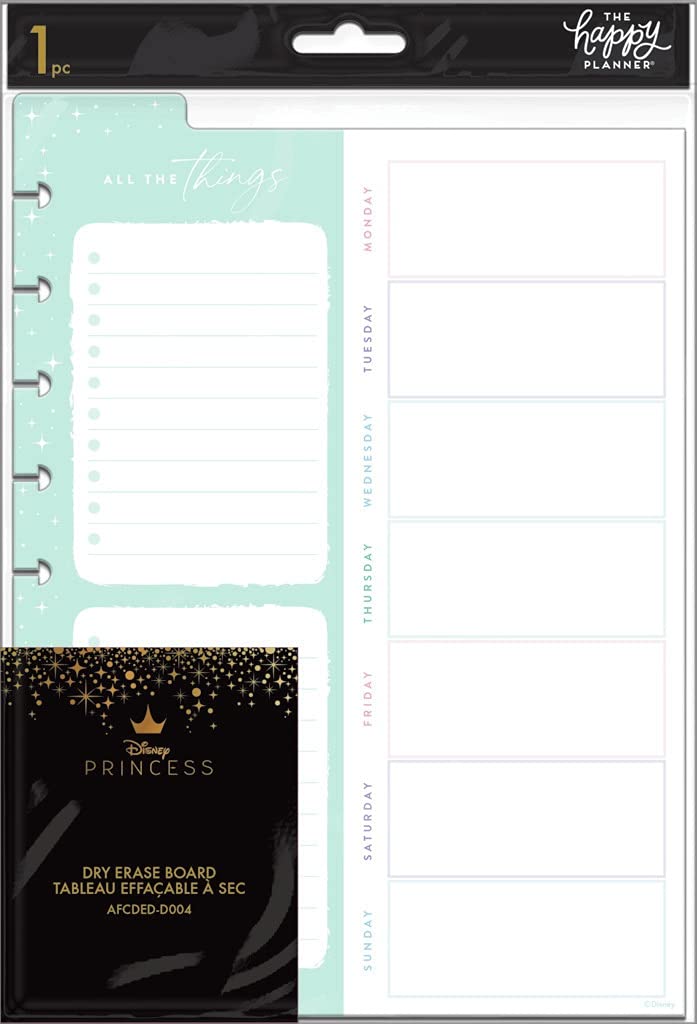 Me & My Big Ideas Disney Dry Erase Dashboard, Things Princess
