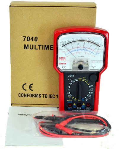 Tekpower TP7040 20-Range AC/DC Analog Multimeter General Purpose with High Accuracy and Well Built Details, Strong Needle