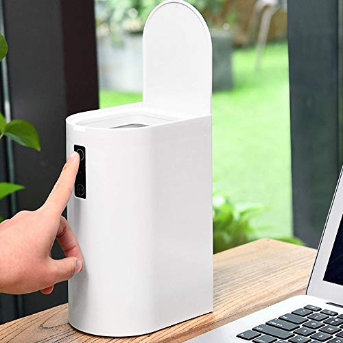 TKFDC Home Intelligent Automatic Induction Electric Rubbish Trash Can Smart Waste Bins Garbage Can Touchless Mini Trash Can