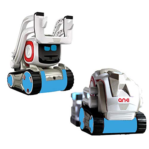 IPG for Cozmo Robot Face Screen Guard KIT Excellent Protector from Unexpected Attacks of Kids and Pets. Include Wheels & Bumpers Decoration Set (Light Blue)