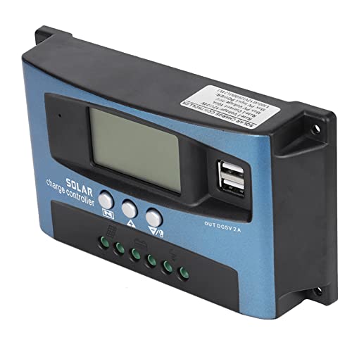 Solar Charge Controller 12V,40/50/60/100A Solar Charge Controller Dual USB LCD Display 12V 24V Solar Charge Regulator Solar Battery ( 60A) Mppt mppt Solar Charge Controller