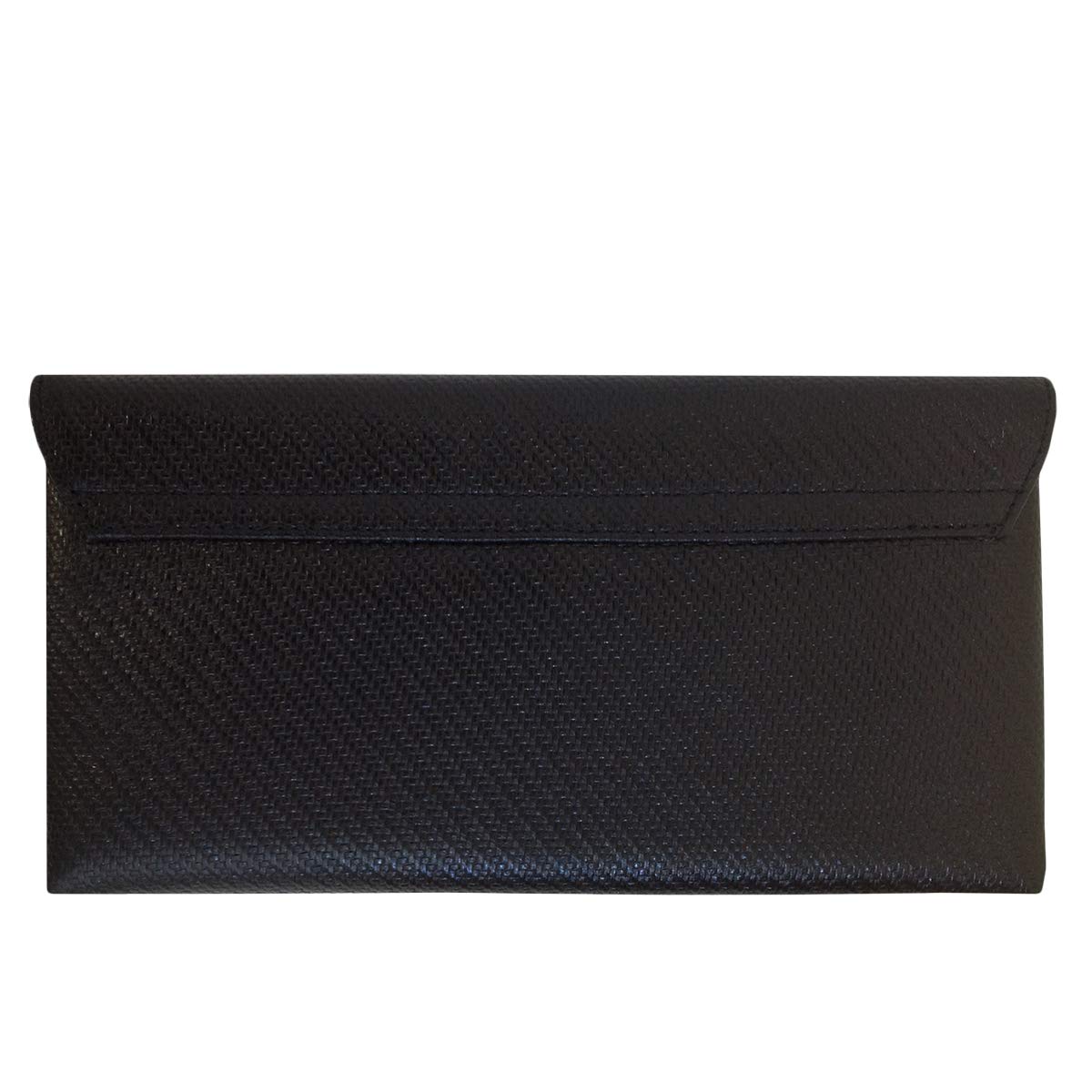 JNB Metallic Flat Clutch, Silver