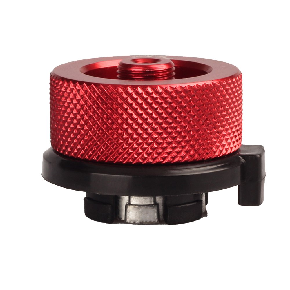 Jeebel Camp Gas Converter,for Butane Canister to Screw Gas Cartridge/Lindal Type Valve Adapter