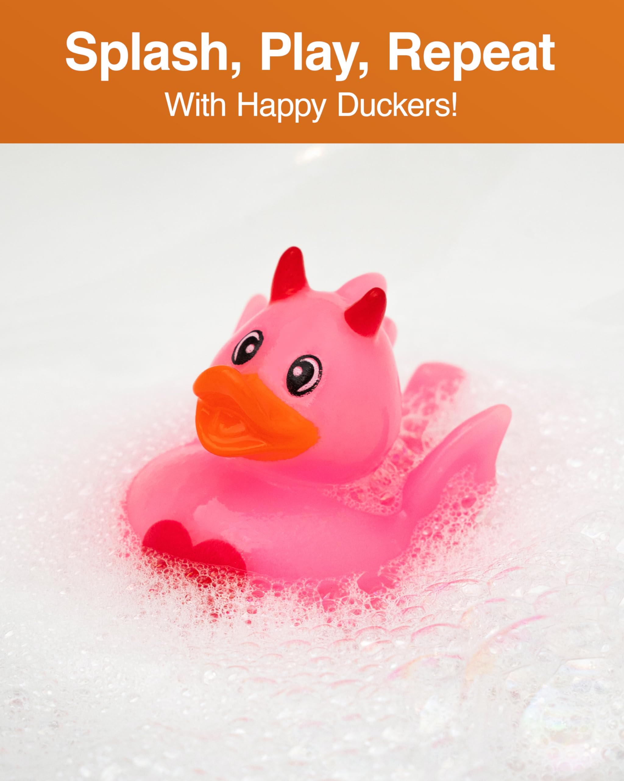 Jeep Ducks for Ducking - Assorted Ducks for Jeeps - 25 pc 2" Rubber Ducks Jeep Ducking - Plus Official Duck Duck Jeep Mobile App - Cute Little Rubber Ducks from Happy Duckers