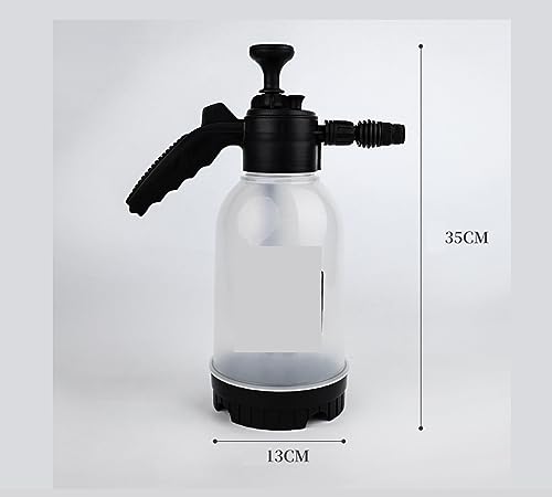 TENAGE Spray Bottle Manual Foam Watering Can High Pressure Adjustable Snow Car Wash Water Spray Bottle Snow Foam Soap Spray Kettle