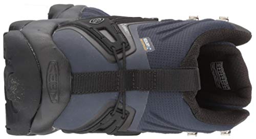 KEEN Men's Venture Mid Height Waterproof Hiking Boots, Blue Nights/Raven, 7.5