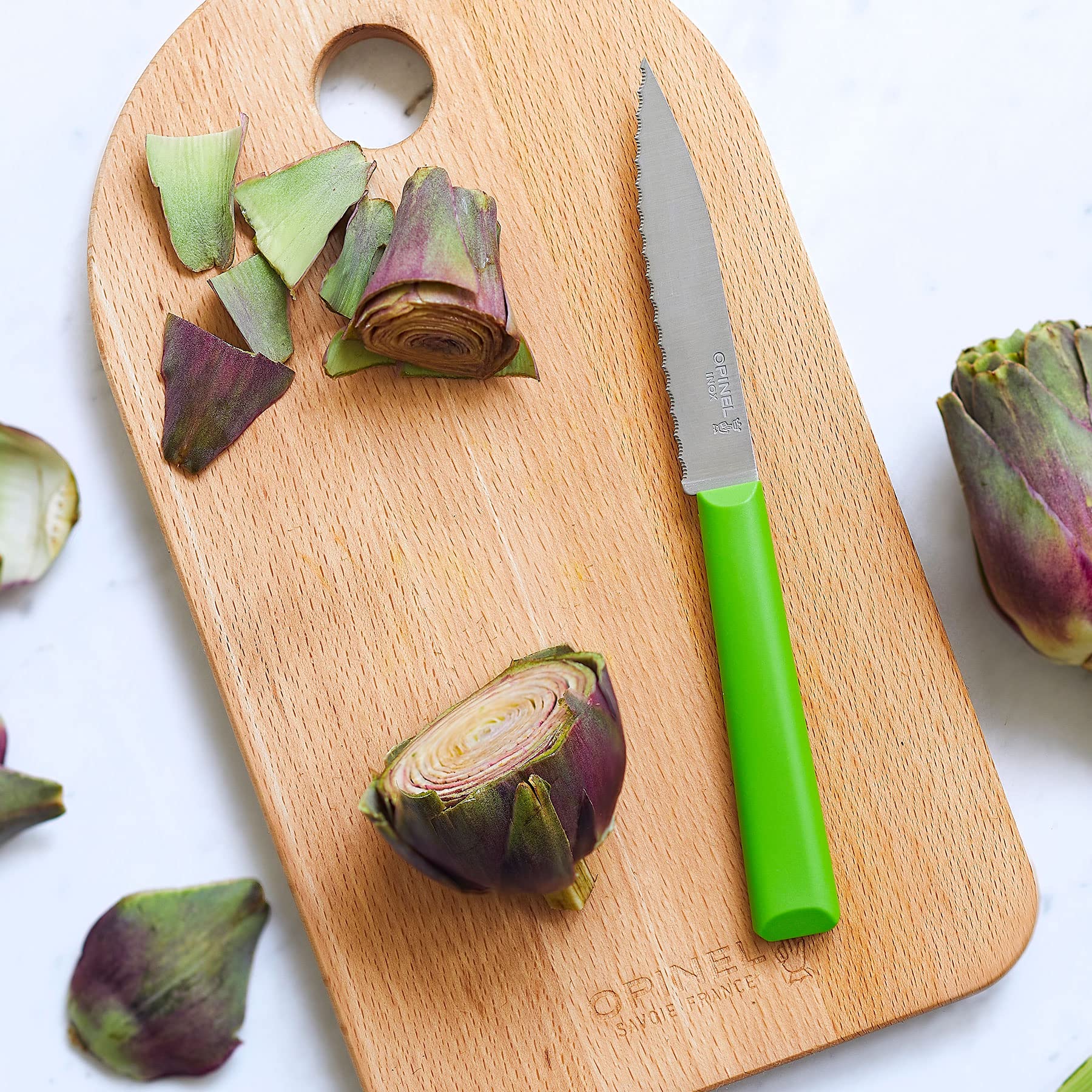 Opinel Les Essentials+ Kitchen Prep Bundle - Green