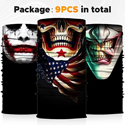 JOEYOUNG Headwear, Bandana, Neck Gaiter Head Wrap Headband Balaclava Magic Scarf