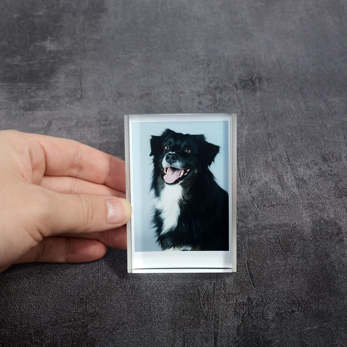 LAGIPA Polaroid Picture Frames, Instax Mini Frame for Photo, Small Picture Frames 2x3, Acrylic Polaroid Frames Desktop, Wallet Size Picture Frame For Fujifilm Polaroid Film (3 Pack)