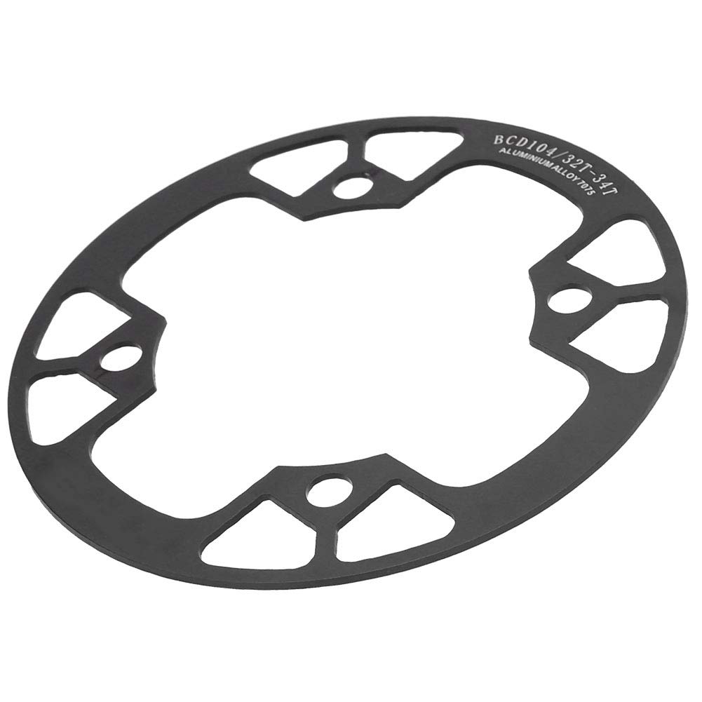 Keenso Bicycle Chain Guard Cover, Bike Chainwheel Crankset Protection Cover Chain Ring Guard for Mountain Road Bicycle