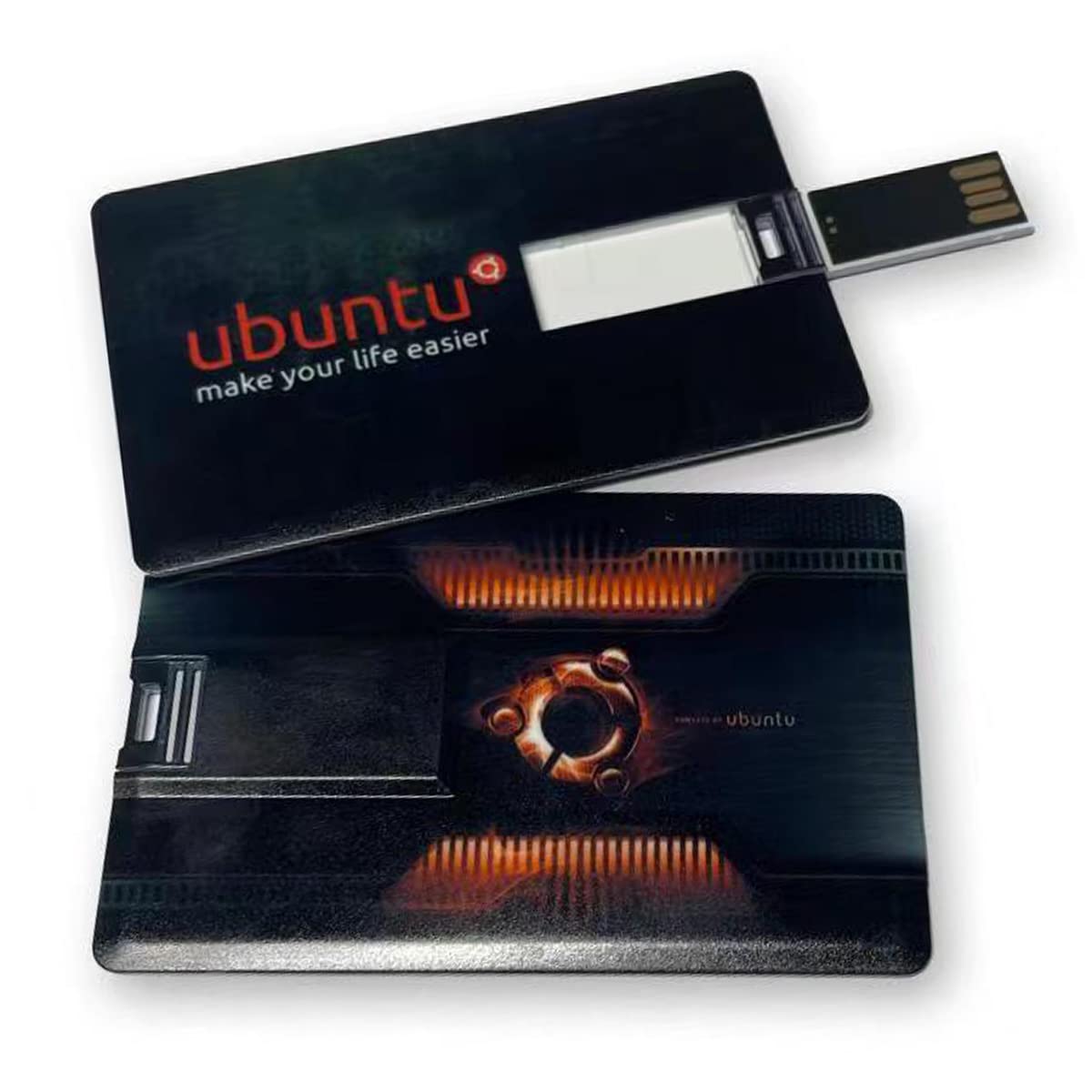 Ubuntu 22.04 LTS Operating System Install Bootable Boot Recovery Live 16 GB Credit Bank Card USB Flash Drive | Pen Drive Memory Stick - Make Your Life Easier