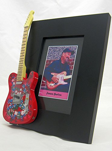 JAMES BURTON Miniature Guitar Picture Frame Tele