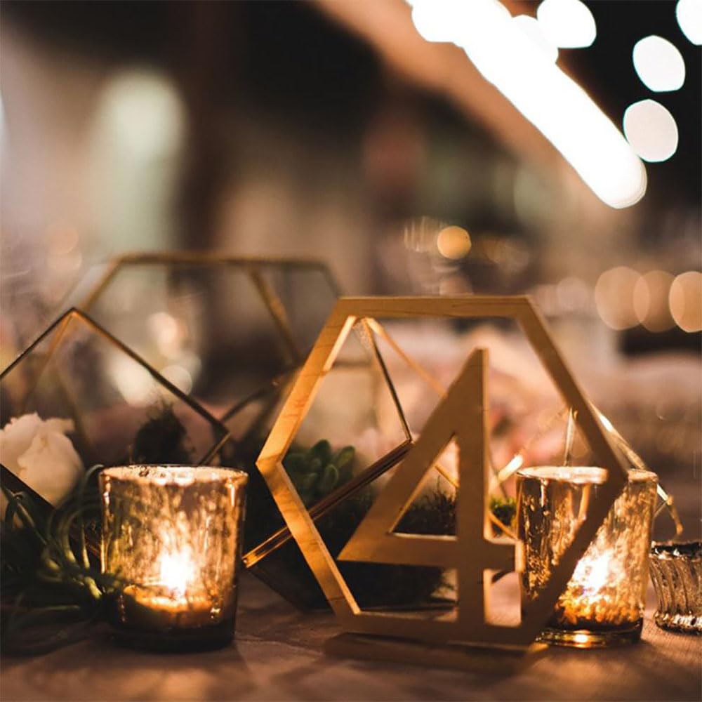 WenffbBou 30 Pieces Wood Table Numbers, 1-30 Wedding Reception Stands Numbers with Base Holder Rustic Wedding Centerpieces for Tables Number Wooden Sign for Banquet Restaurant Party Decor