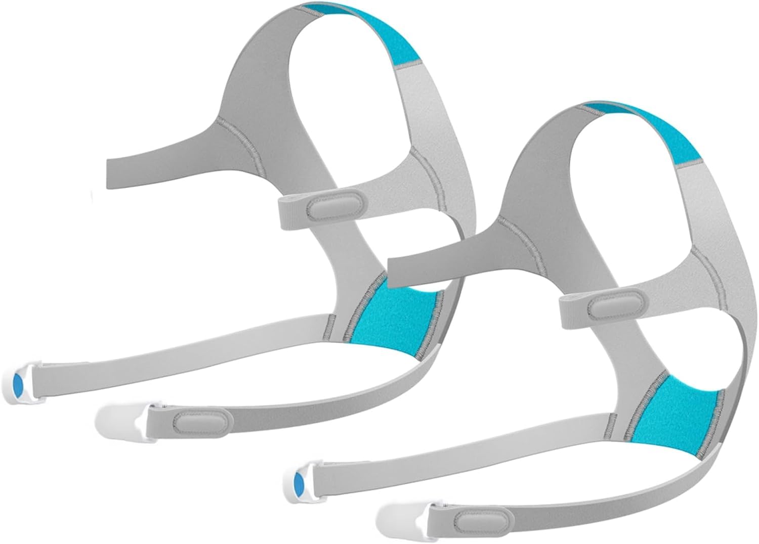 Iduola Headgear for F20 Mask with Magnetic Clips(Pack of 2), Replacement Headgear Straps for F20 Full Face Mask Great Value - Soft, Plush Straps(Large)