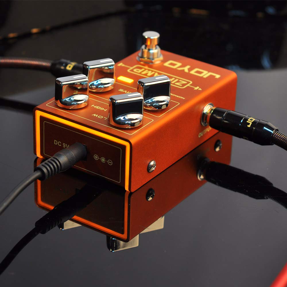 JOYO R-04 ZIP AMP Pedal Effect Strong Compression Overdrive Pedal Simulate Amplifier Effect Pedal for Electric Guitar True Bypass