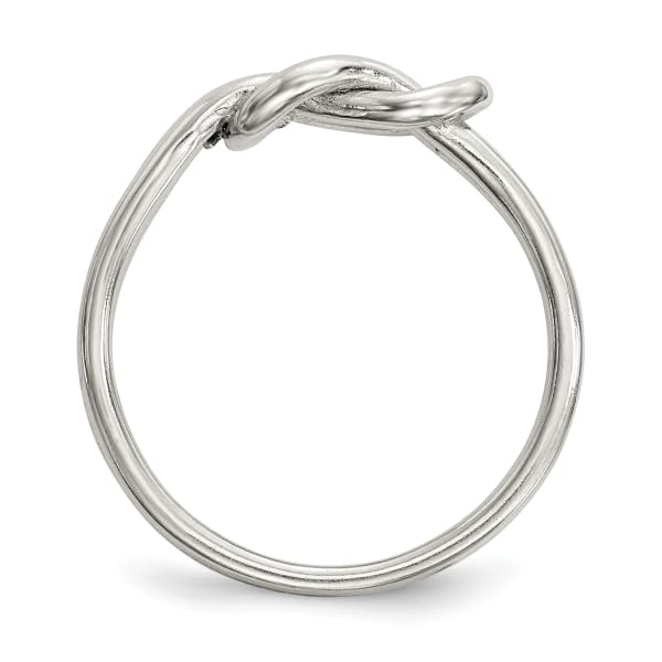 IceCarats 925 Sterling Silver Love Knot Ring Size 7