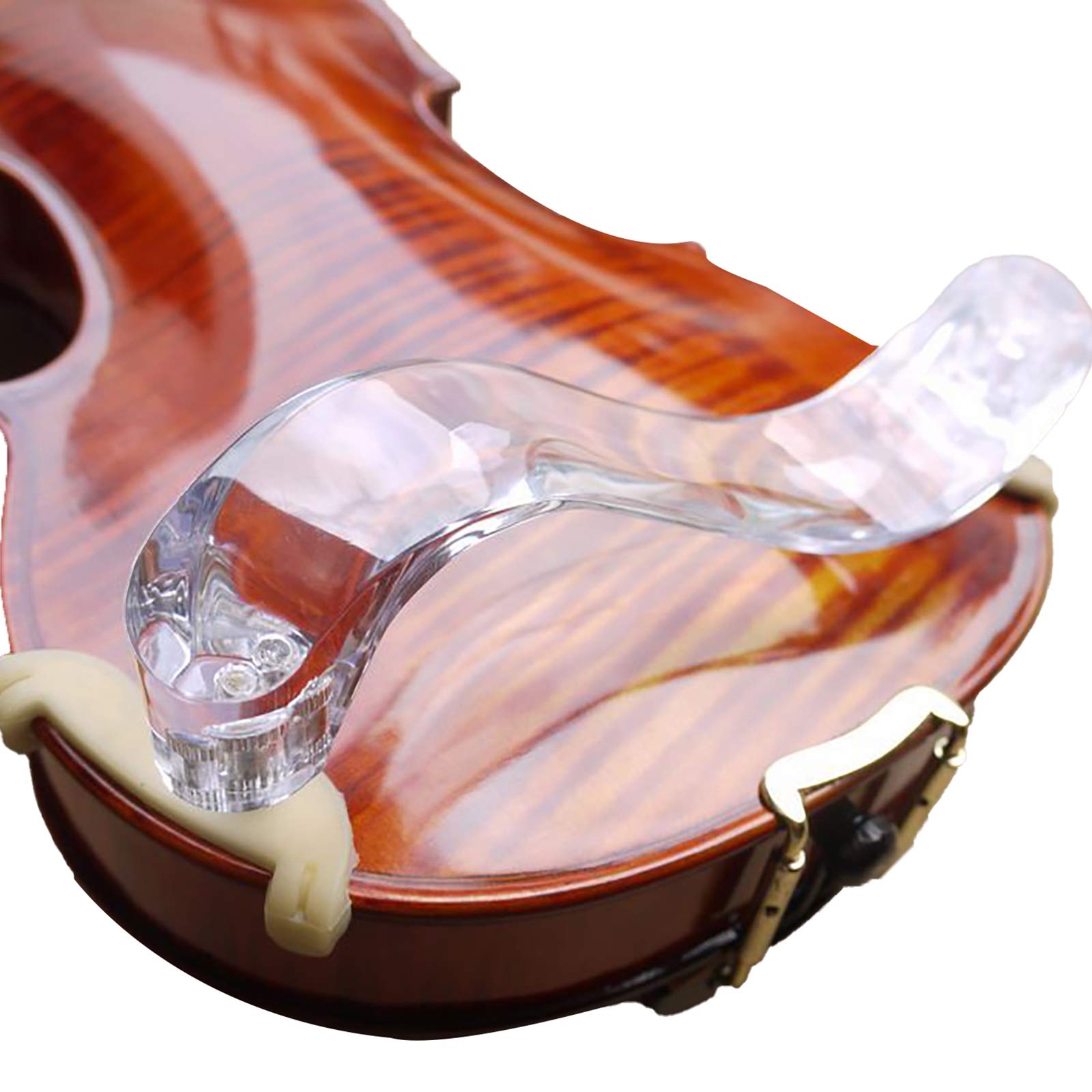 Meech Transparent Crystal Violin Shoulder Rest, Suitable for 4/4-3/4 Size Fiberglass Shoulder Rest