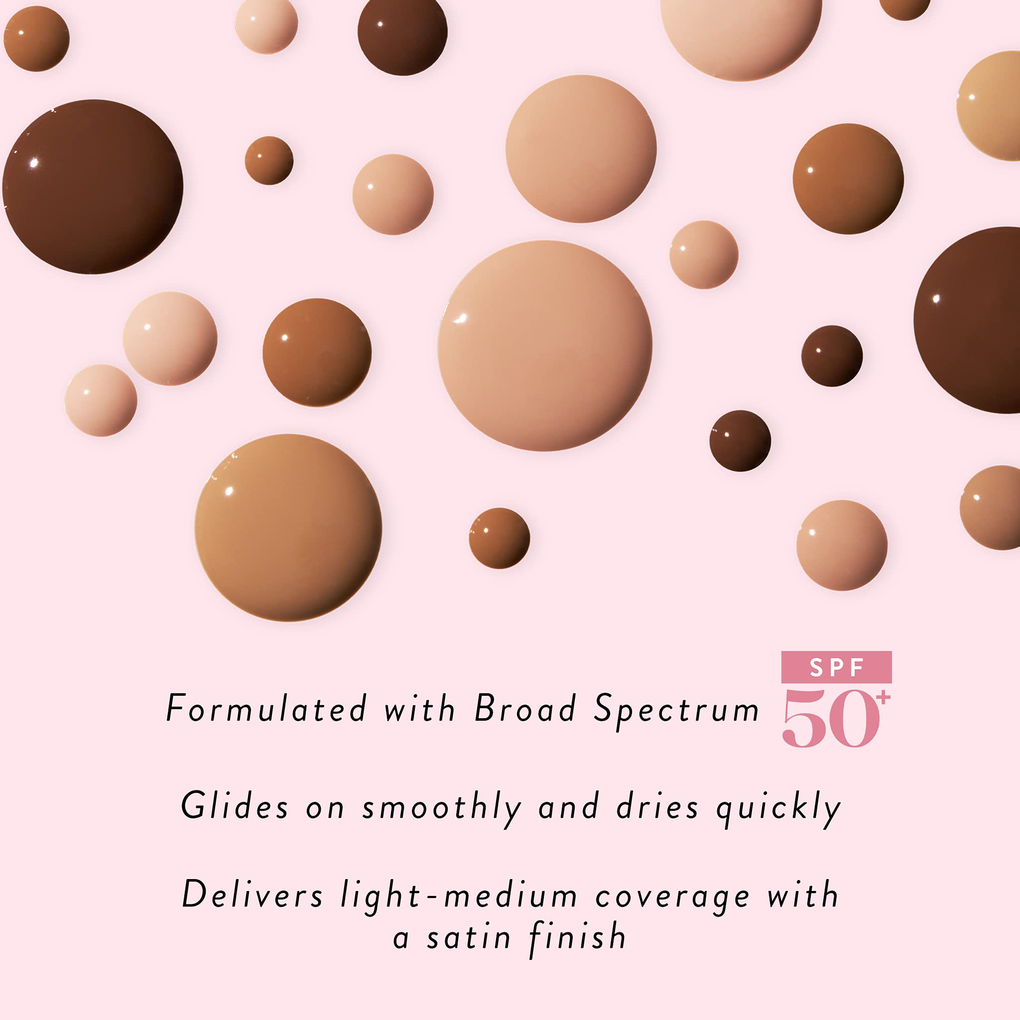 LAURA GELLER NEW YORK Better than Bare Tinted Moisturizer SPF 50 - Fair 130 - Buildable Light to Medium Coverage + Spackle Super-Size Skin Perfecting Makeup Primer with Hyaluronic Acid, Hydrate