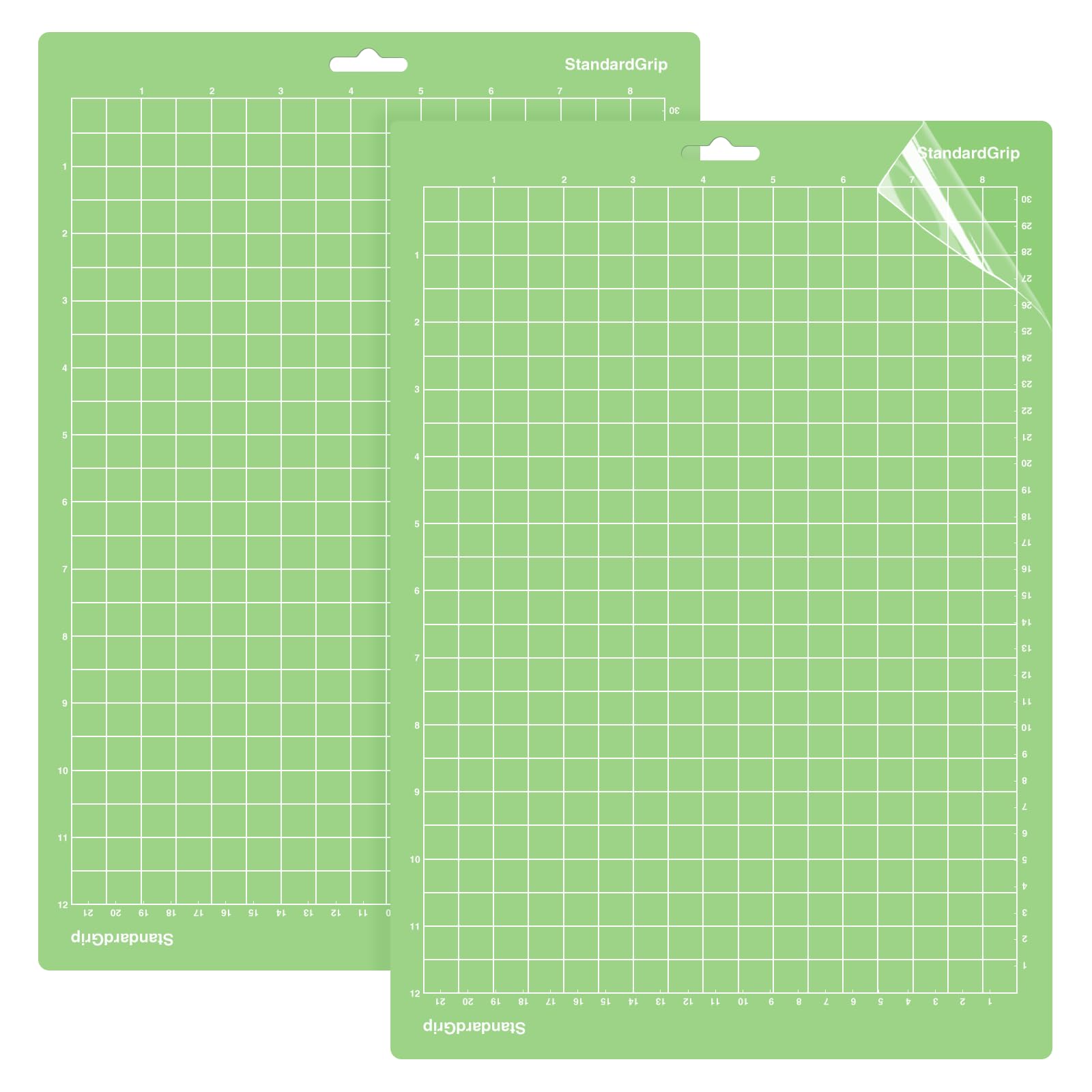 WISYOK 12x8.5 Inch Cutting Mats for Cricut Joy Xtra, 2 Pack Standard Grip Reusable Adhesive Cutting Mats for Crafts, Quilting, Sewing