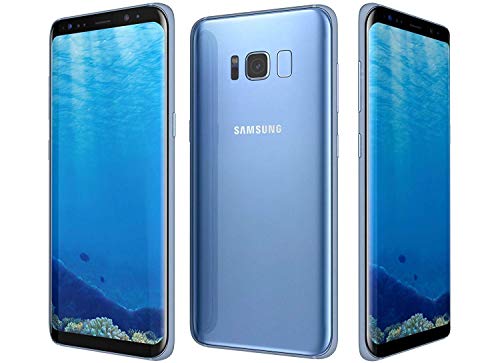 Samsung Galaxy S8 Unlocked Phone - 5.8Inch Screen - 64GB - Coral Blue