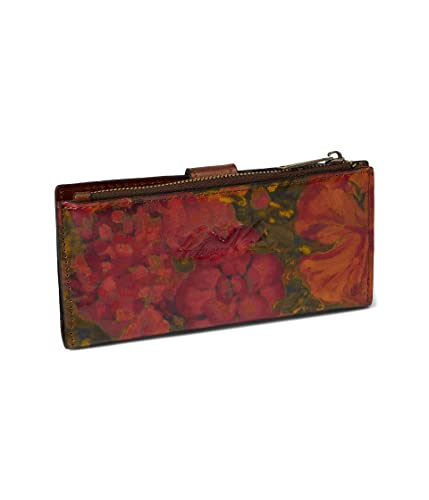 Patricia Nash Nazari Wallet Floral Oil Painting Print One Size