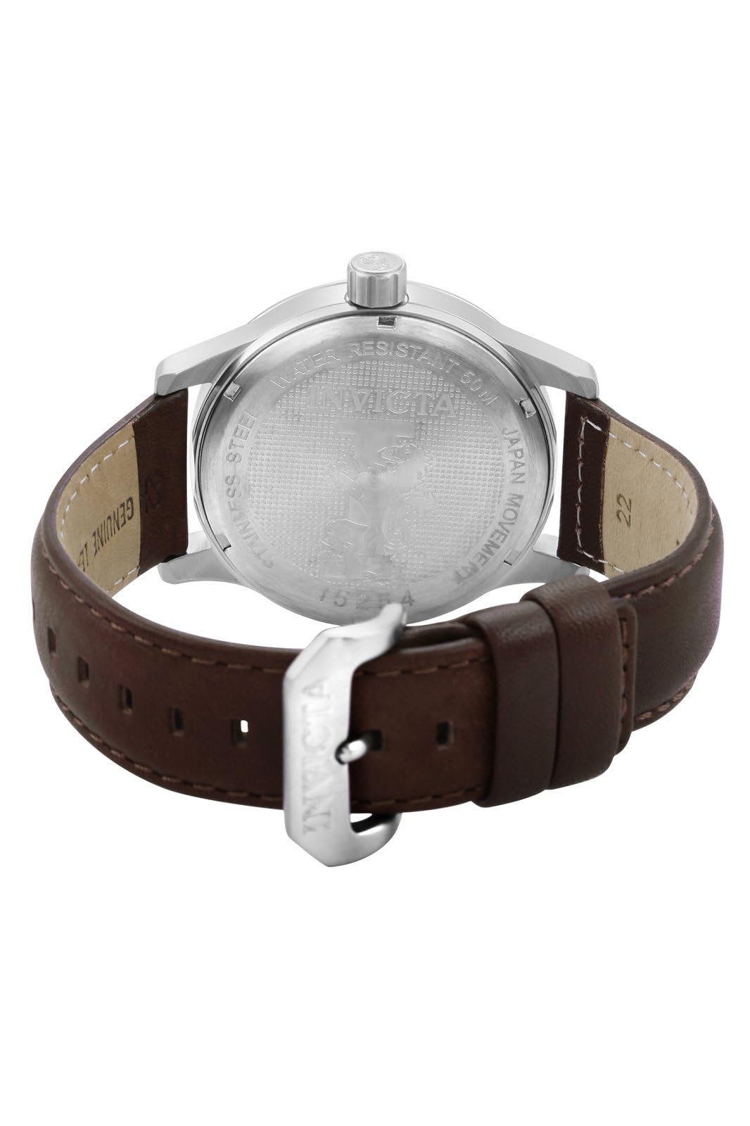 Invicta Men's 15254 I-Force Blue Dial Dark Brown Leather Watch