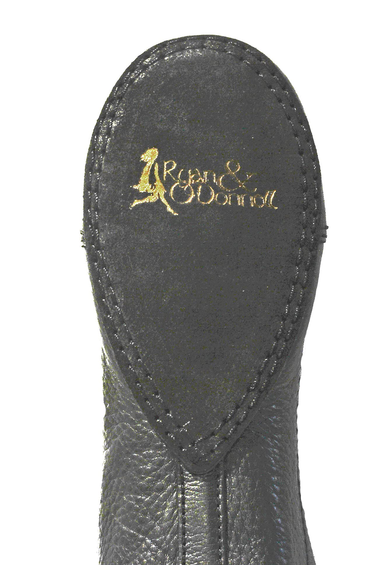 Irish Dance Pumps Soft Shoes, Full Handmade Genuine Leather Upper and Suede Split Sole, Featuring Shock Absorbing Insole,- Free Cotton Shoe Bag โ (Size 13.5) Black