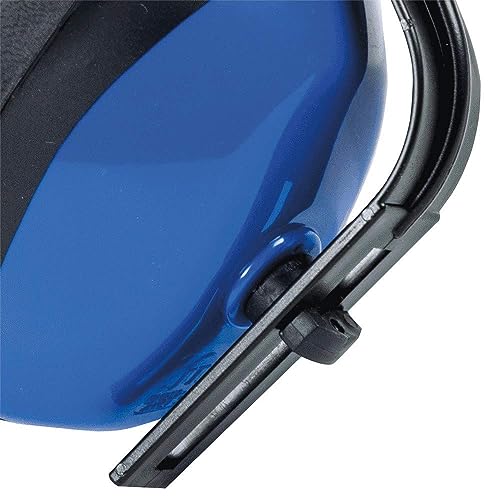 Sellstrom Noise Cancelling Adjustable Safety Ear Muffs, ANSI S3.19 Certified, 25dB NRR, Blue, S23401