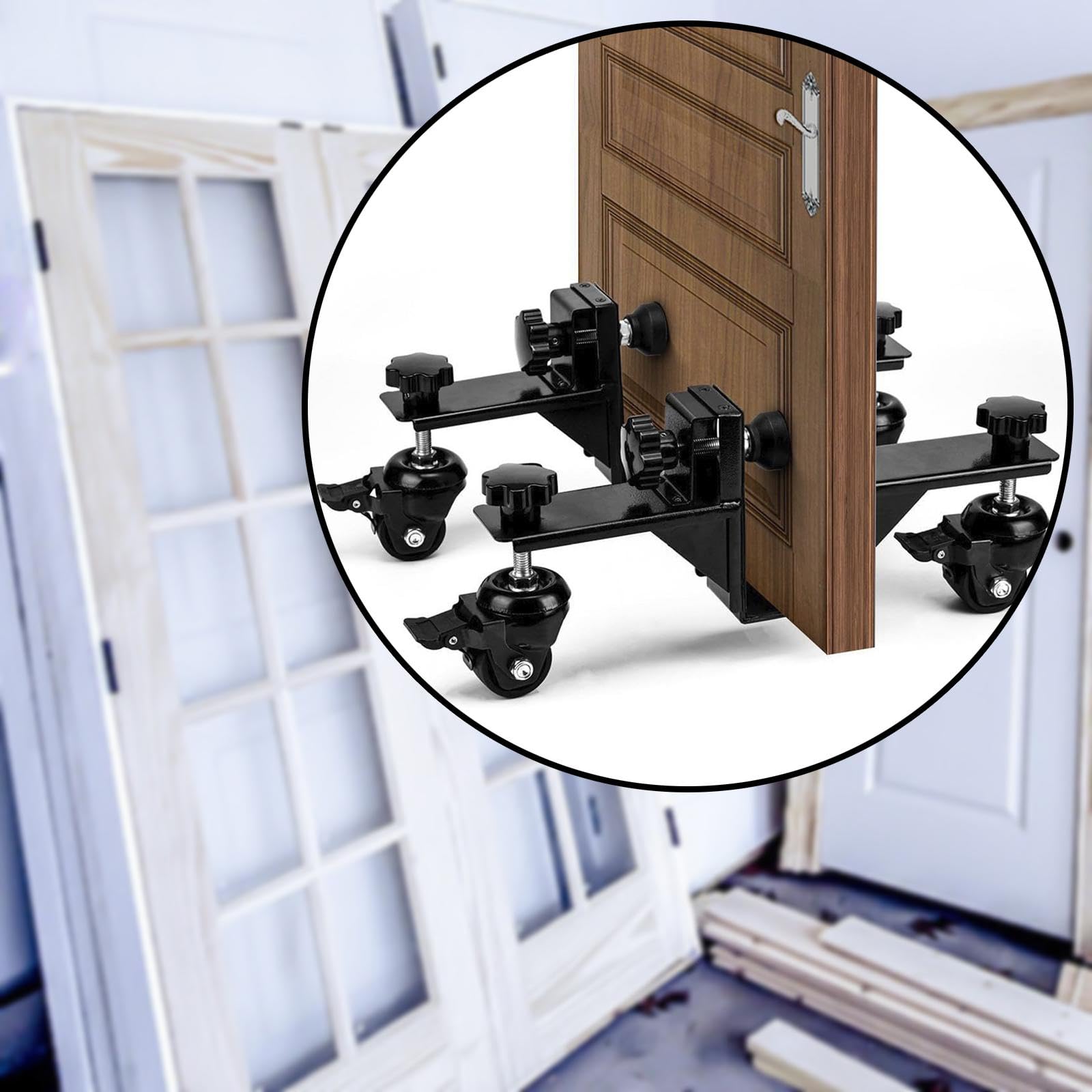 IEUDNS Door Installation Kits, Heavy Duty Door for 1-3/8" and 1-3/4" Pre Hung, Slab, and Front Doors, Commercial Use