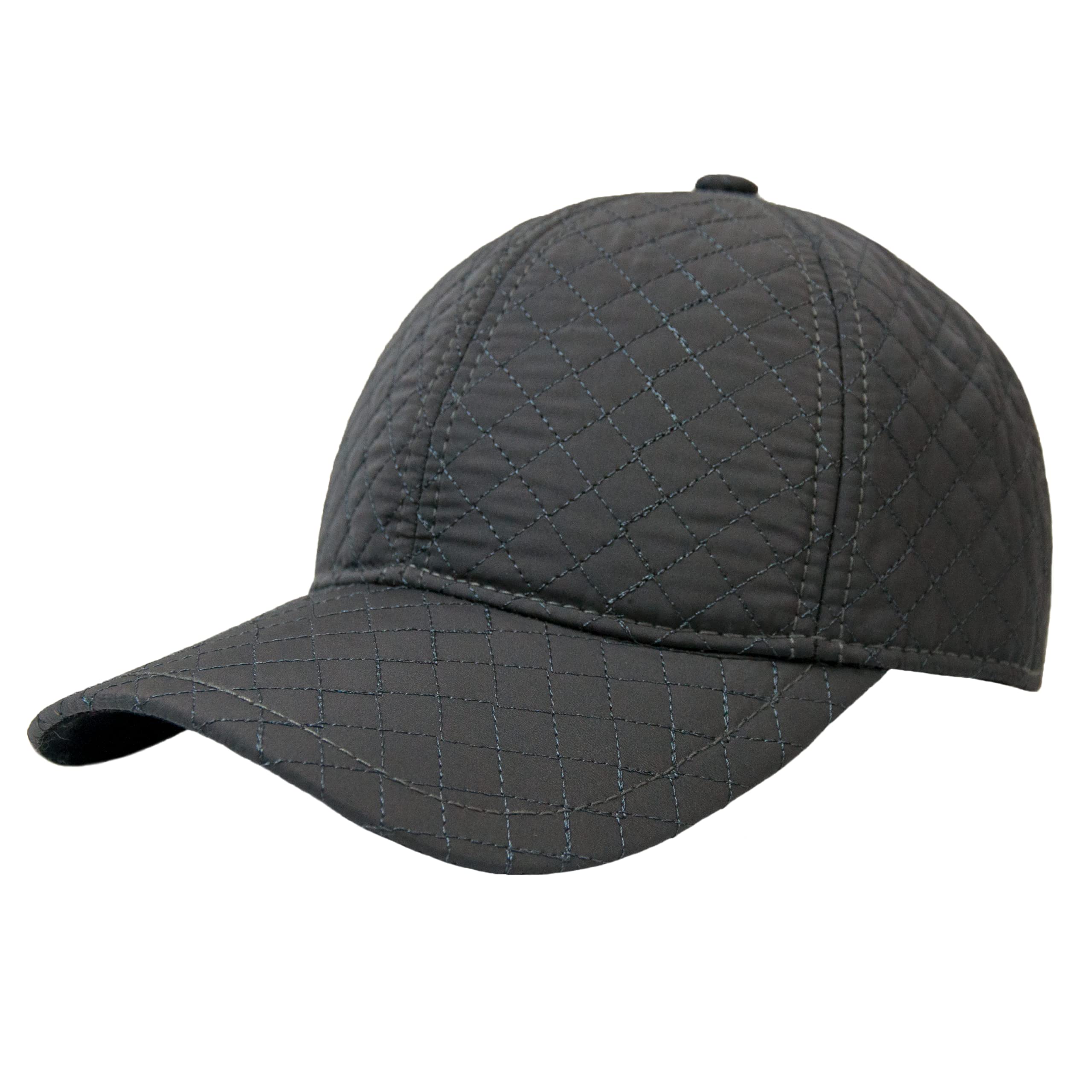 Lilacia Men's Baseball Cap Warm Hat Adjustable Trucker Cap for Outdoor Sports Golf (Gray)
