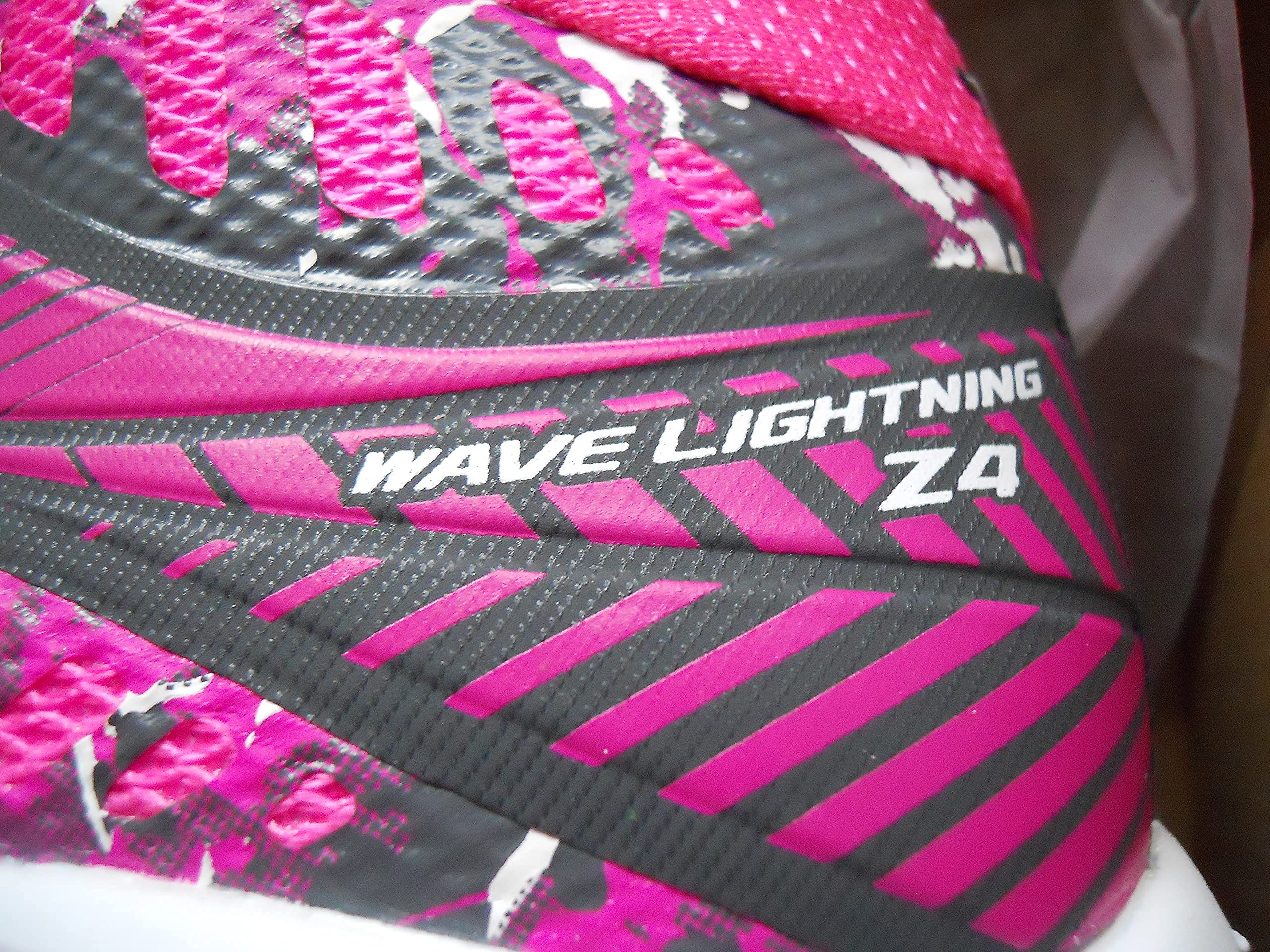 Mizuno Wave Lightning Z4 Mid Volleyball Shoes (Women's Size 6) Pink/Grey