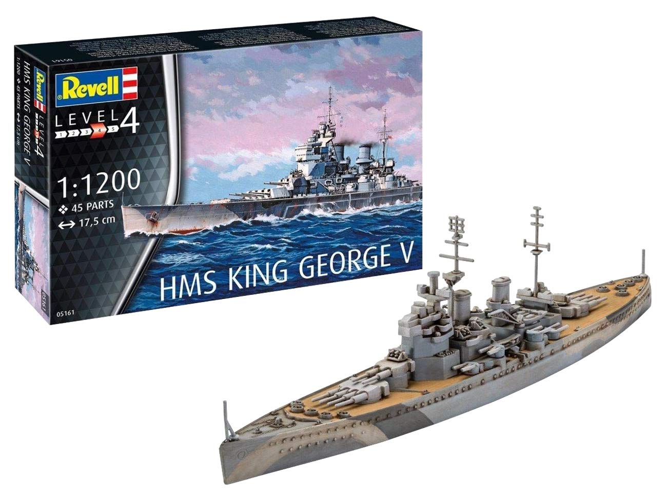 HMS King George V Plastic Model Kit