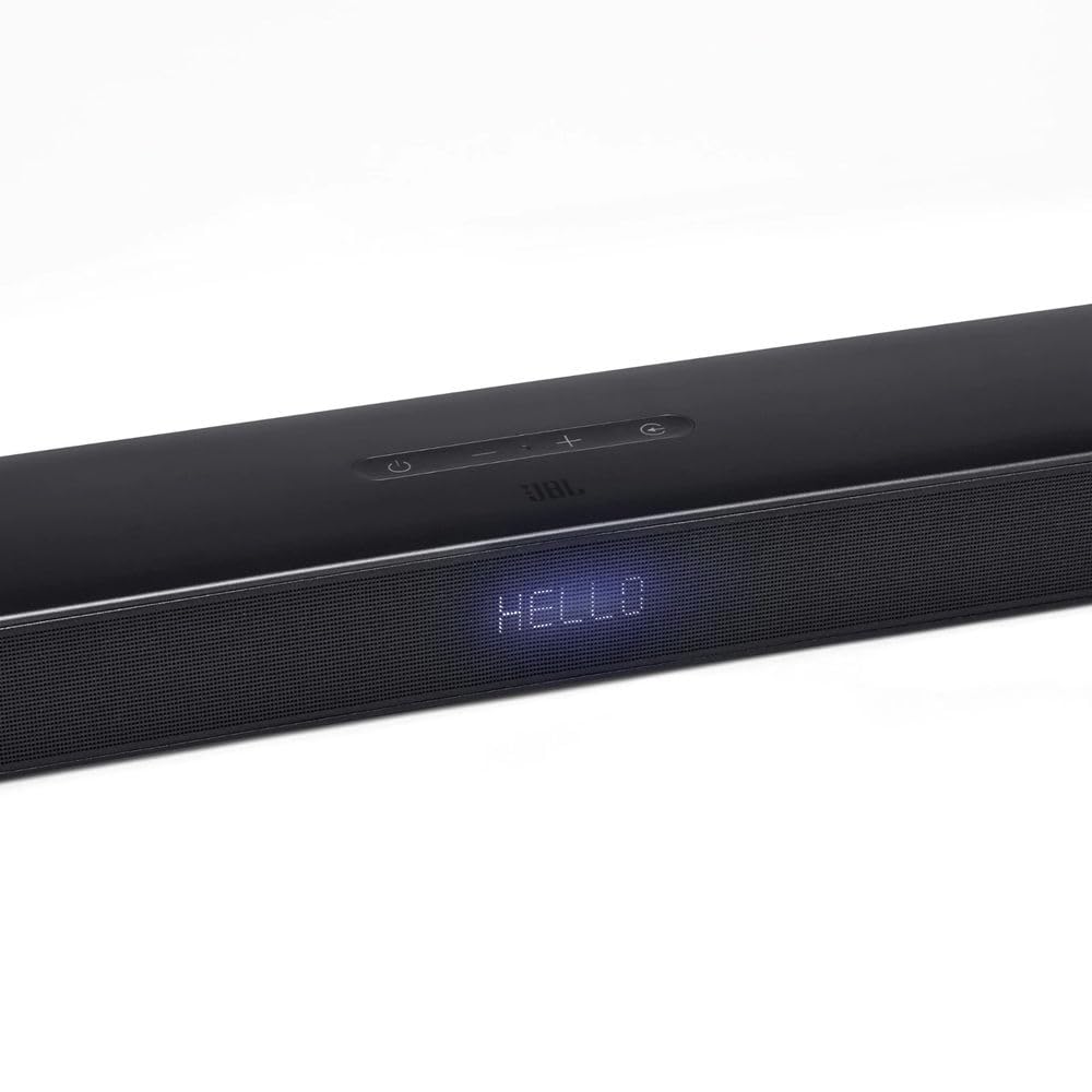 JBL Bar 5.1 Surround 550W Virtual 5.1-Channel Soundbar System (JBL2GBAR51IMBLKAM) + Surge Protector + 32GB USB Key + Optical Audio Cable + Network Cable + AUX Cable + Straps + More