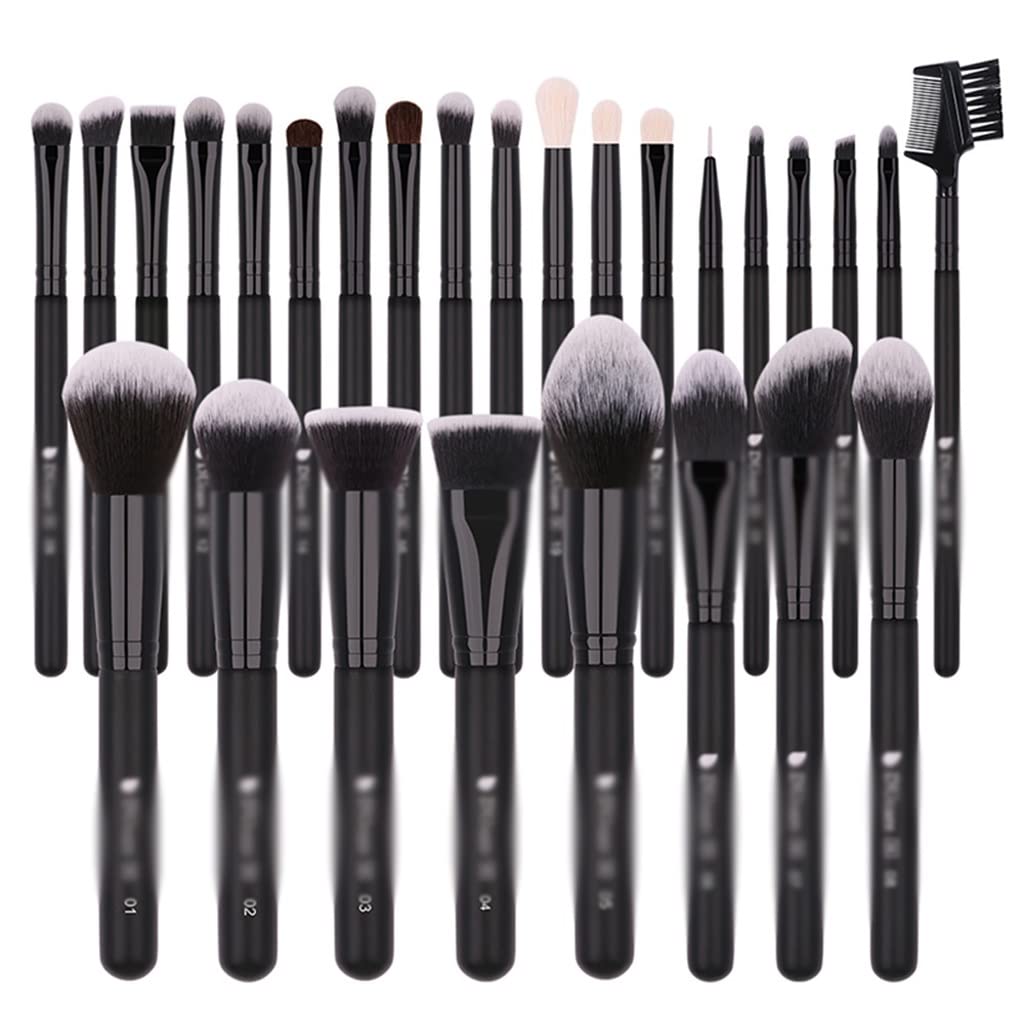 TREXD Makeup Brush Set 27PCS Make Up Brushes Eyeshadow Eyebrow Brush Natural Hair Makeup Tools