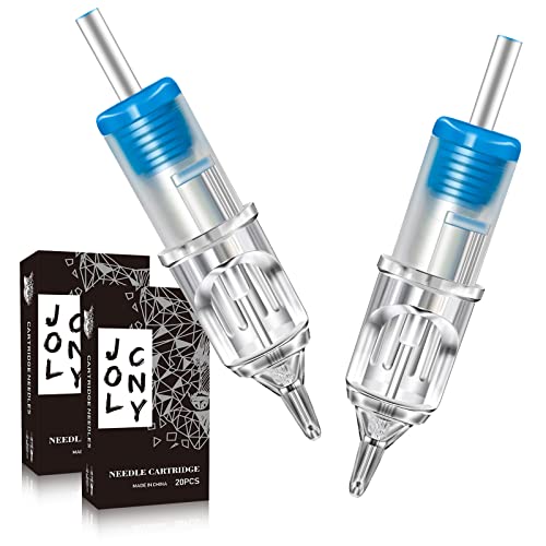 Jconly Tattoo Cartridges Needles - 40pcs Assorted Disposable Tattoo Needles Cartridge Round Shader 3RS 5RS 7RS 9RS (#12 Standard RS)…