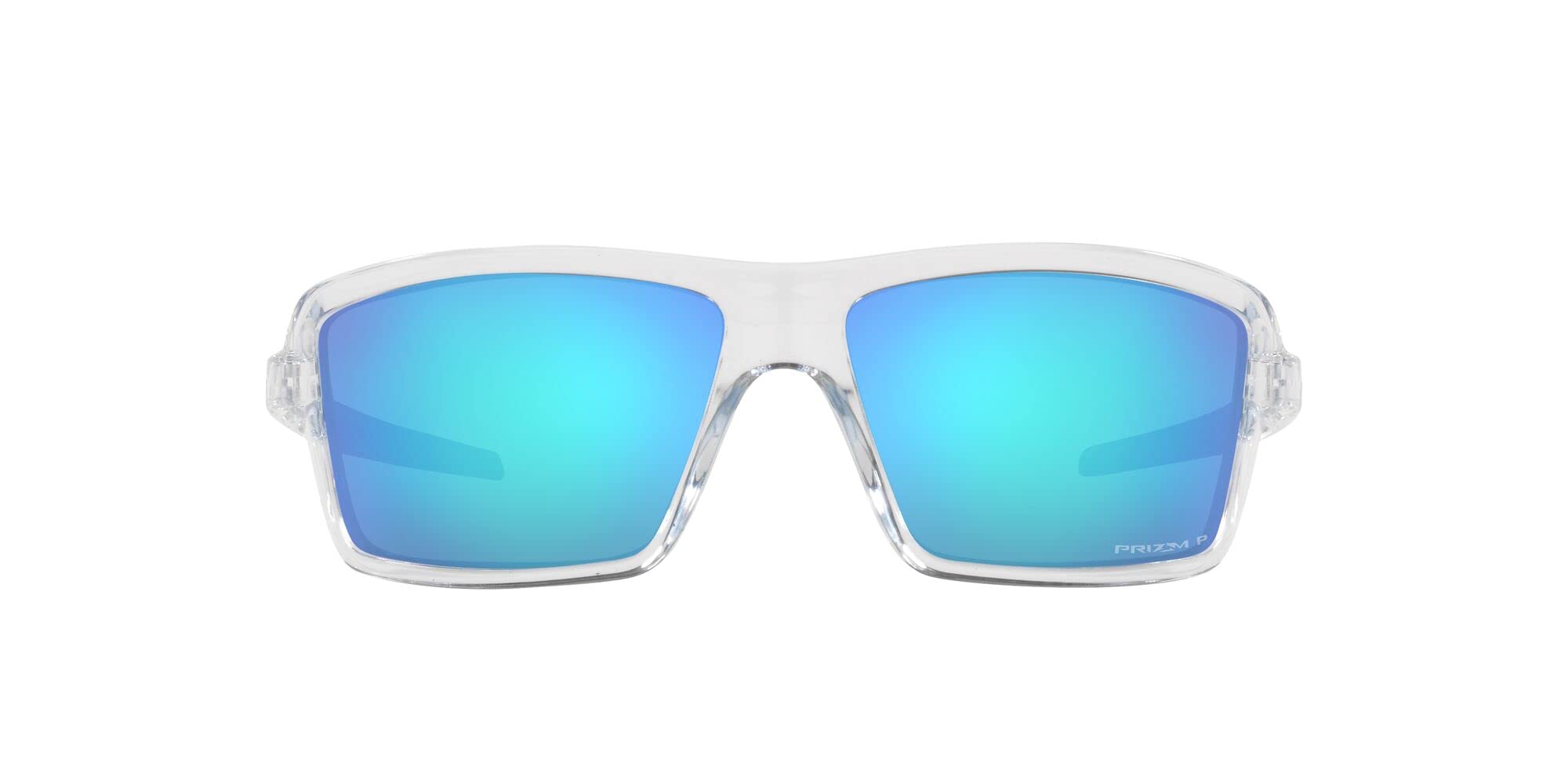 Oakley OO9129 Cables Sunglasses + Vision Group Accessories Bundle (Polished Clear/Prizm Sapphire Polar (912905))