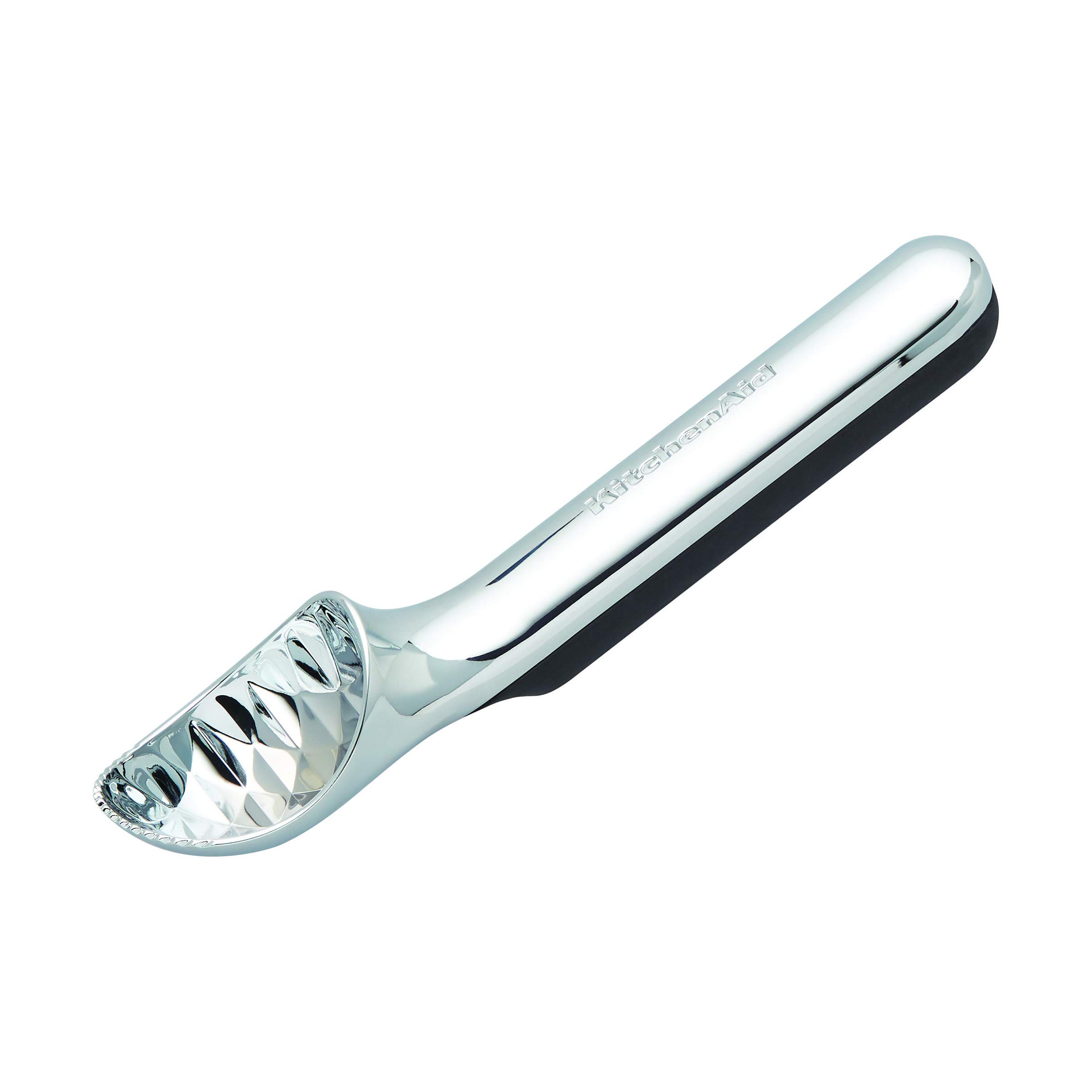 KitchenAid No Mess Ice Cream Scoop, 8-Inch, Onyx Black