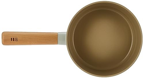 NEOFLAM FIKA Sauce Pan for Stovetops and Induction | Wood Handle and Glass Lid | Made in Korea (7" / 1.7qt)